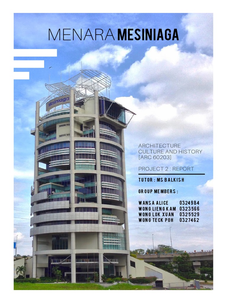 Menara Mesiniaga: Architectural Overview | PDF | Building Insulation ...