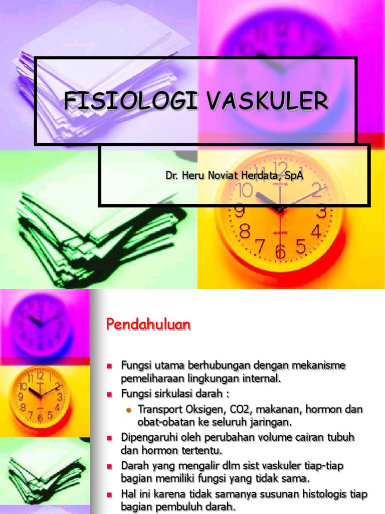 Fisiologi Vaskuler dan Mikrosirkulasi | PDF | Sains & Matematika