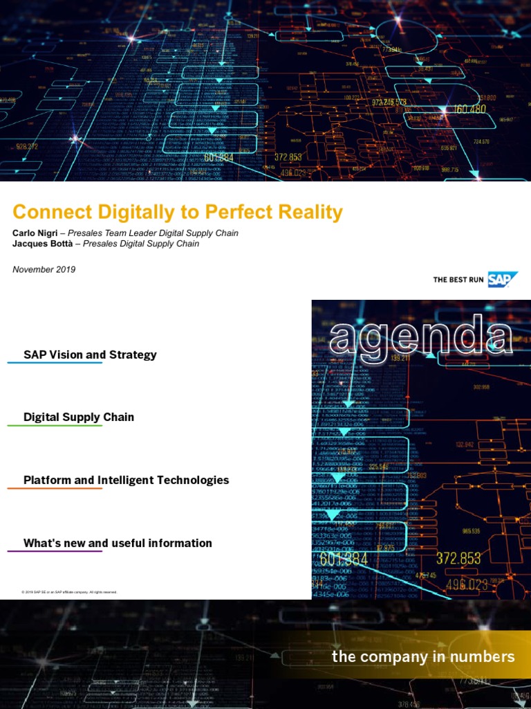 SAP Design To Operate (D2O) | PDF | Sap Se | Inventory