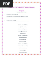 Birthday Celebration Script | PDF