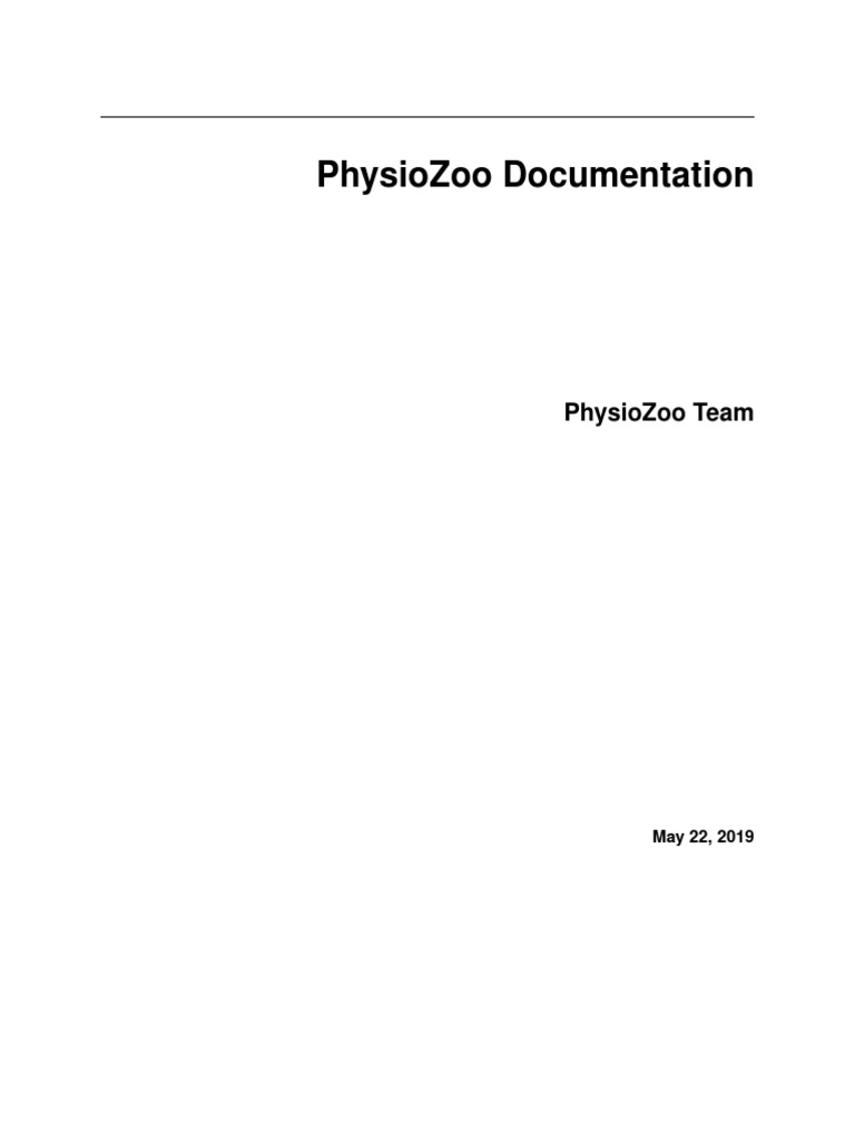 Physio Zoo | PDF | Data Analysis | Time Series