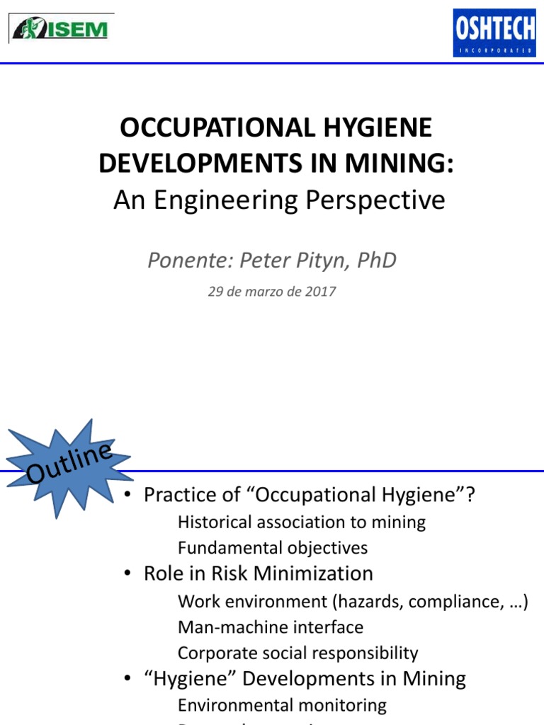 Occupational Hygiene Developments in Mining:: An Engineering ...