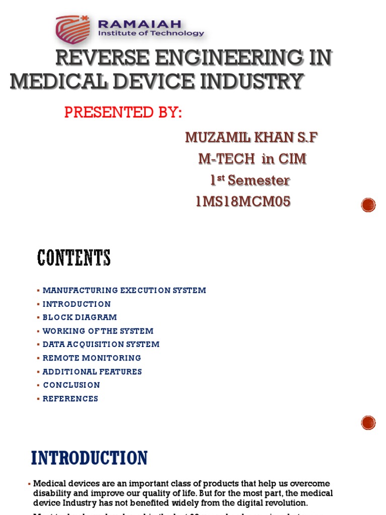 Reverse Engineering in The Medical Device Industry | PDF | Orthodontics ...