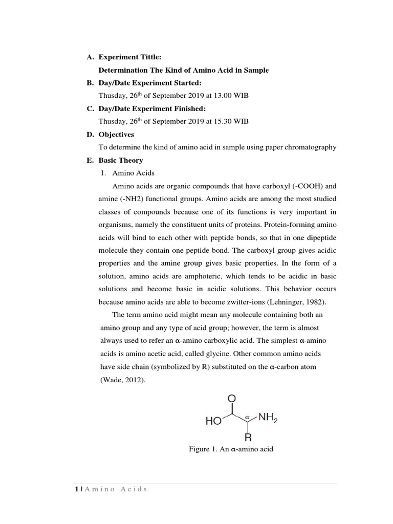 Amino Acids | PDF | Elution | Thin Layer Chromatography