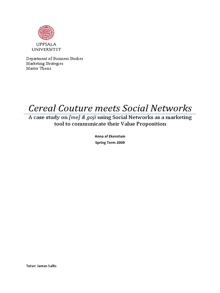 Fulltext01 PDF | Download Free PDF | Qualitative Research | Social Network