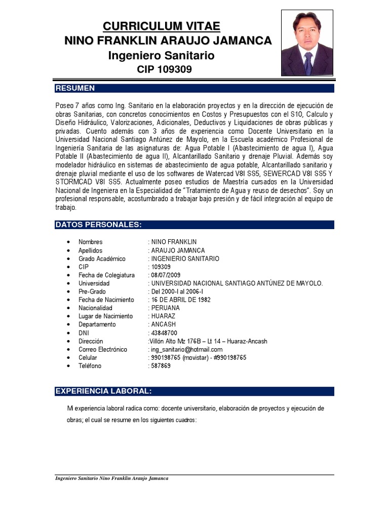 Carta de Presentacion CANSUR SAC | PDF | Saneamiento | Alcantarillado