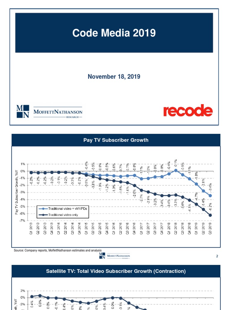 MN Recode Presentation | PDF | Audience Measurement | Securities Research