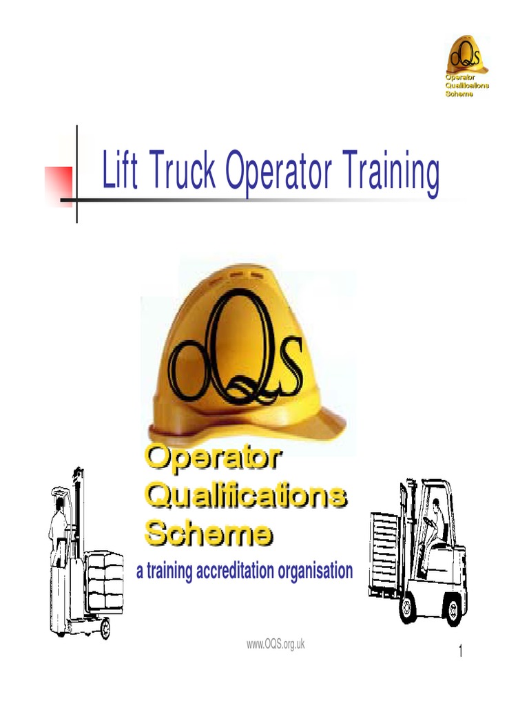 Lift Truck Operator Training | PDF | Forklift | Truck