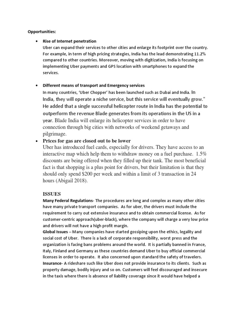 Uber Notes For Marketing Report | PDF | Insurance | Taxicab