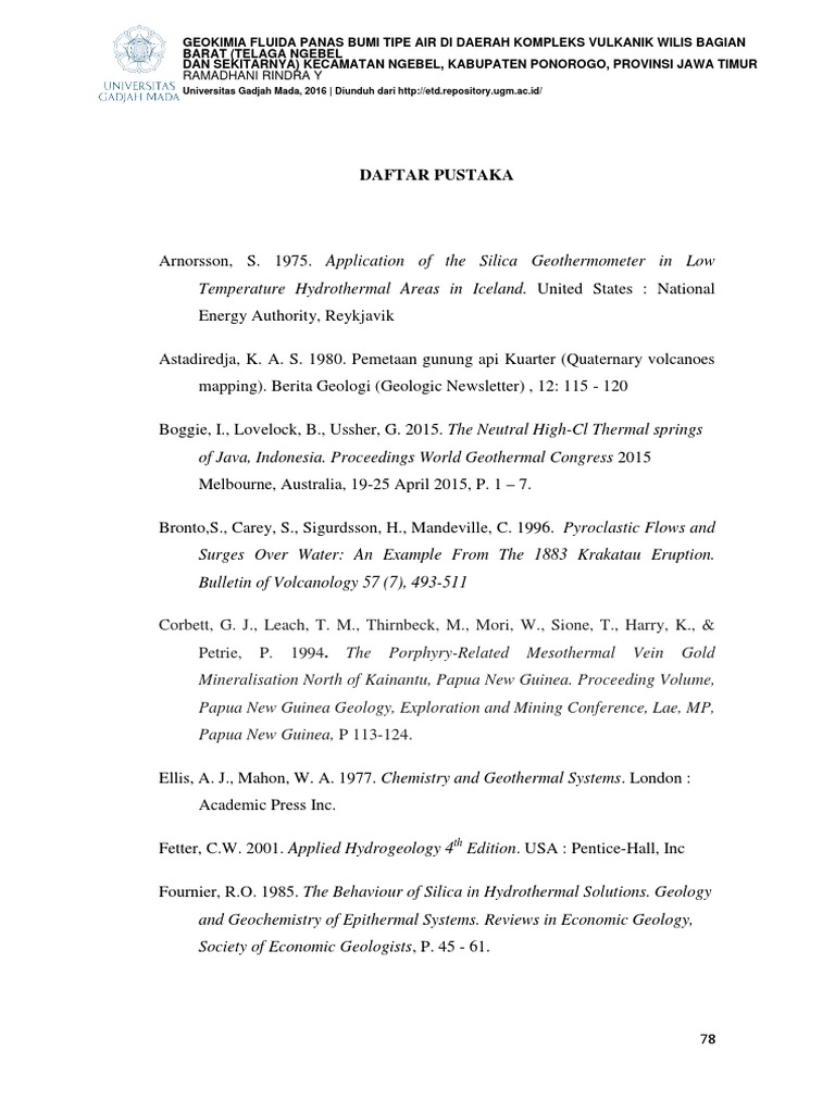 S1 2016 319039 Bibliography | PDF | Geology | Earth Sciences