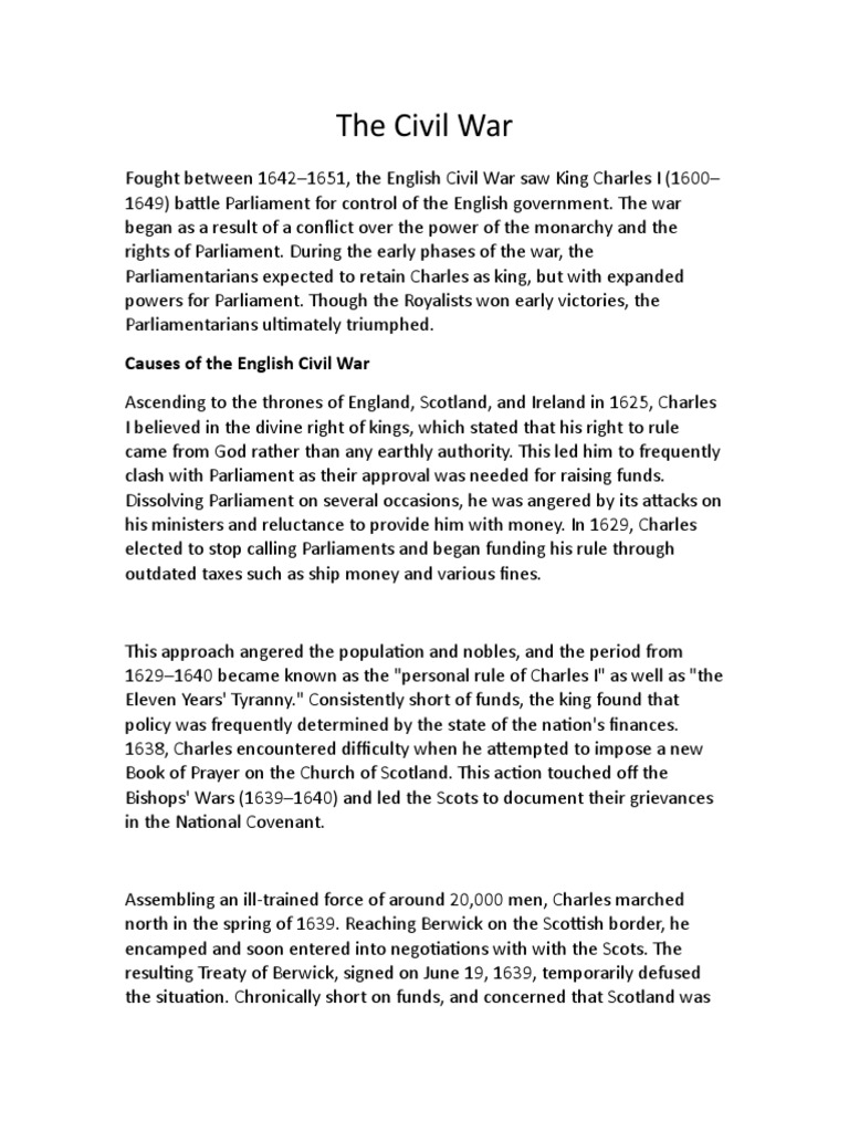 The English Civil War: Causes, Key Battles, and Consequences of the ...