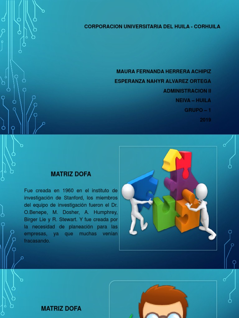 Matriz Dofa Actualizada Adm II | PDF | Análisis FODA | Business