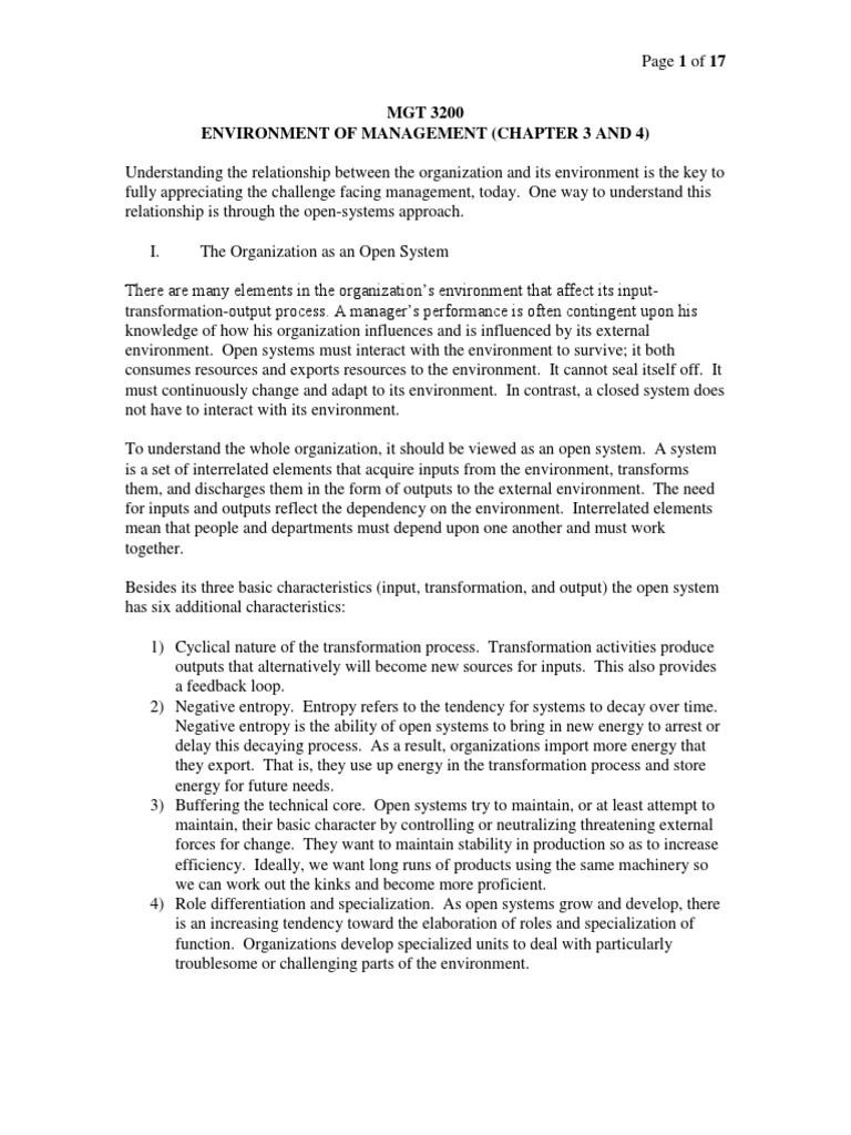 Understanding Organizational Systems: An Analysis of the Relationship ...