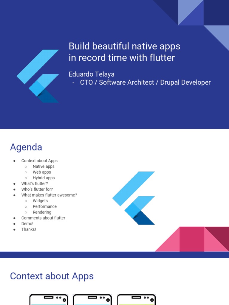 Build Beautiful Native Apps in Record Time With Flutter - Eduardo ...