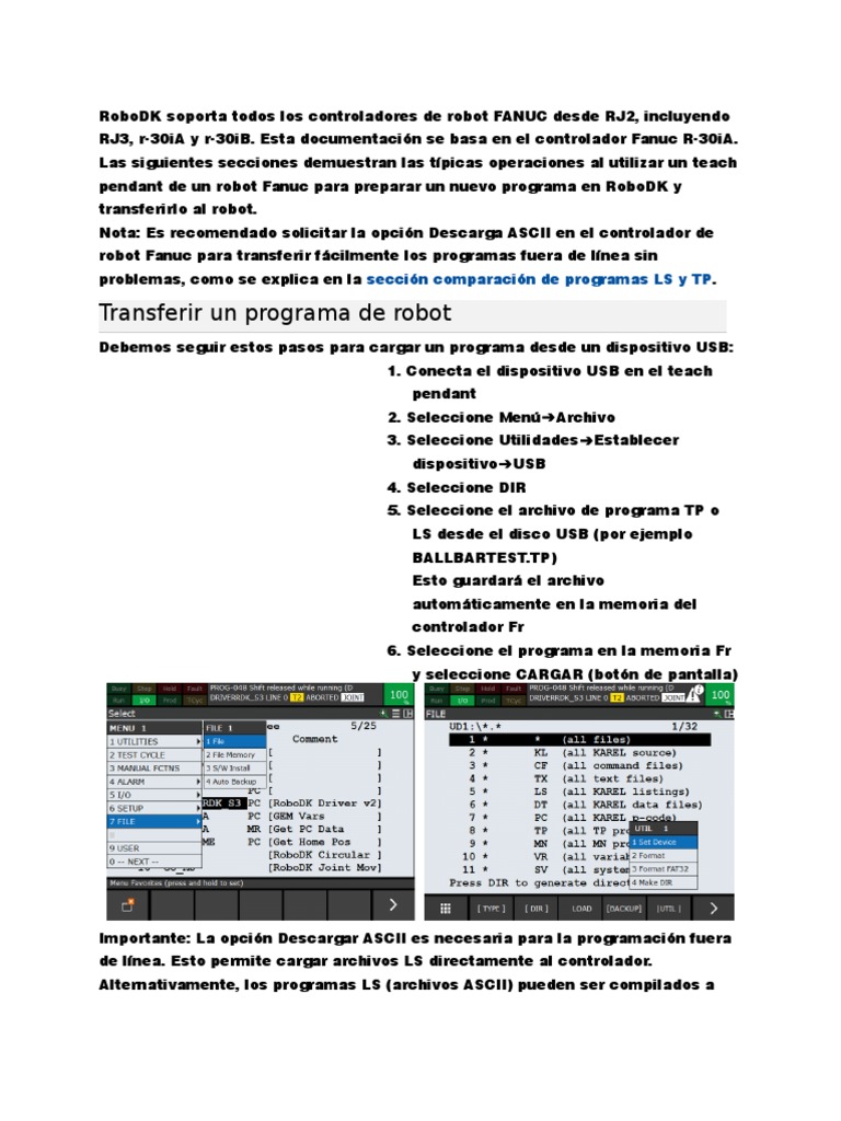 Fanuc Manual | PDF | Programa de computadora | Programación