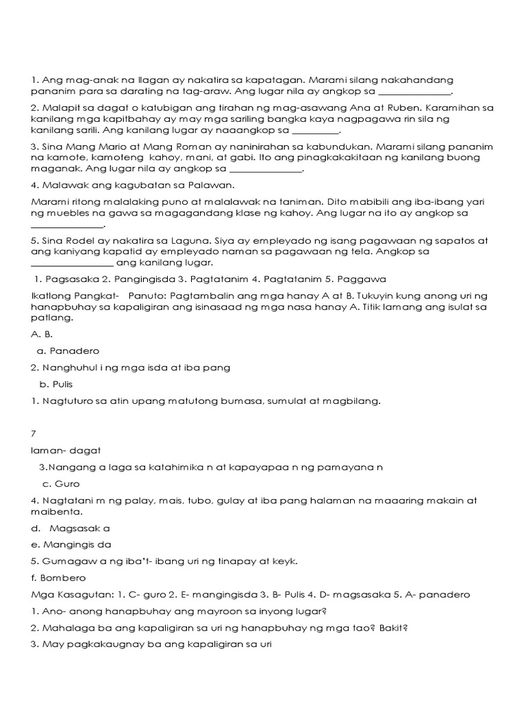 Grade 4 Reviewer | PDF