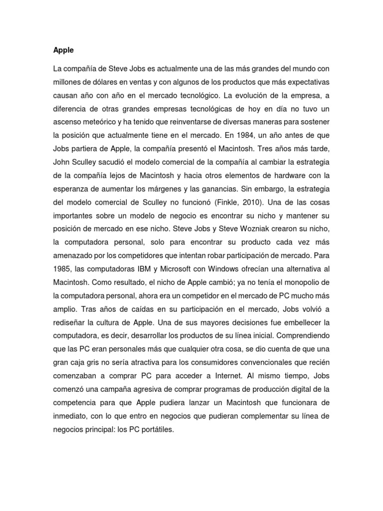 Apple y Microsoft | PDF | Microsoft | Apple Inc.