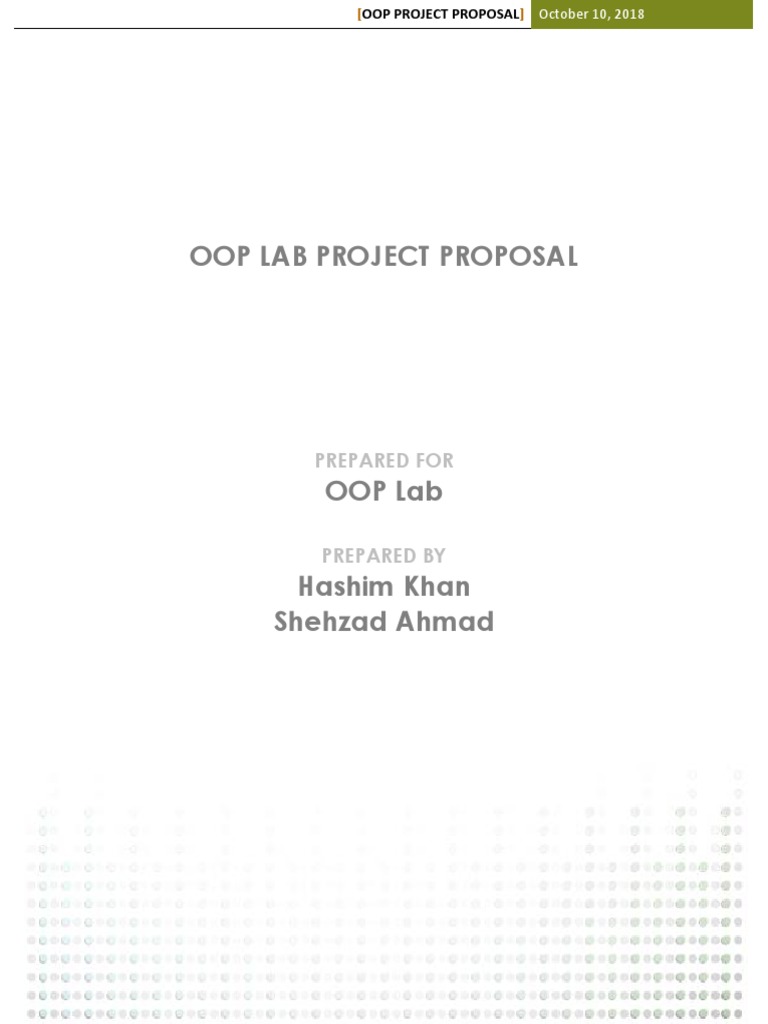 Oop Lab Project Proposal | PDF | Library (Computing) | Microsoft Windows