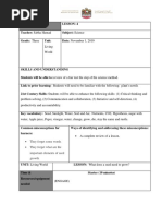 Grade R Lesson Plan | PDF | Behavior Modification | Cognition