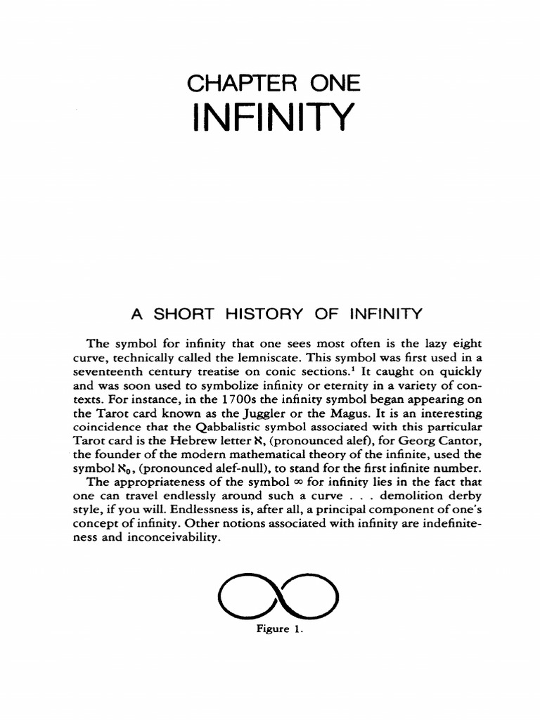 Infinity: A Historical Perspective | PDF | Infinity | Numbers