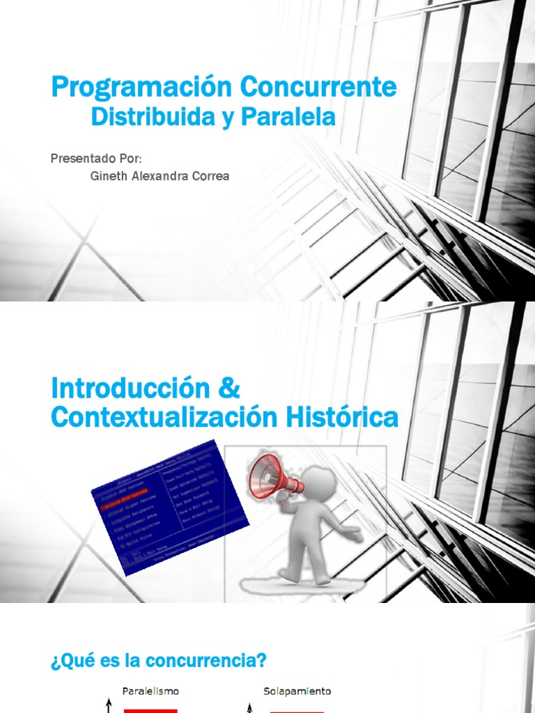 Programación Concurrente Distribuida y Paralela | PDF | Computación paralela | Proceso (Computación)