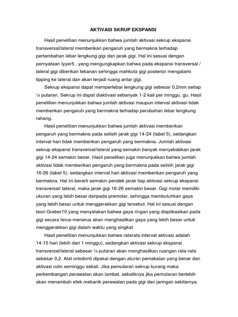 Aktivasi Skrup Ekspansi | PDF | Kesehatan Holistik | Sains & Matematika
