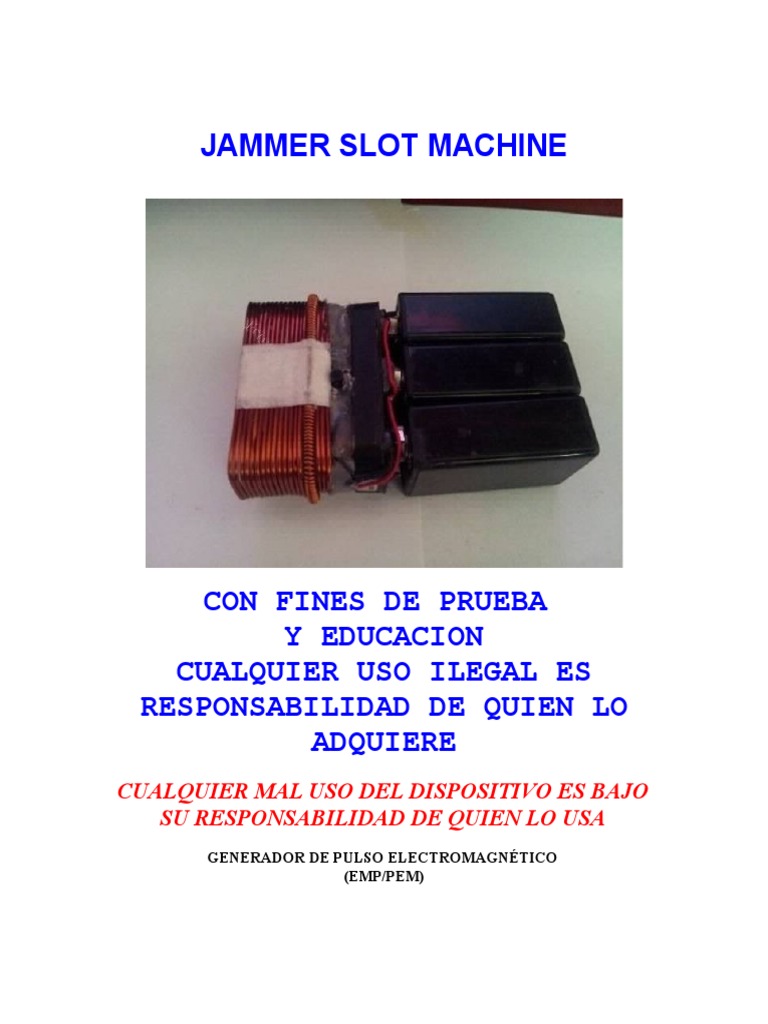Jammer Slot Machine | PDF | Inductor | Transistor