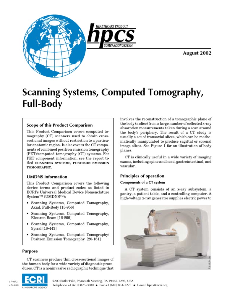 CT Scan | PDF | Tomography | Ct Scan
