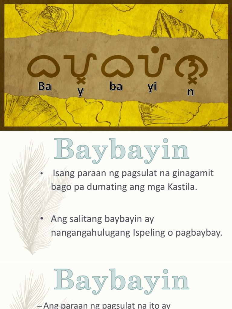 Final Baybayin | PDF