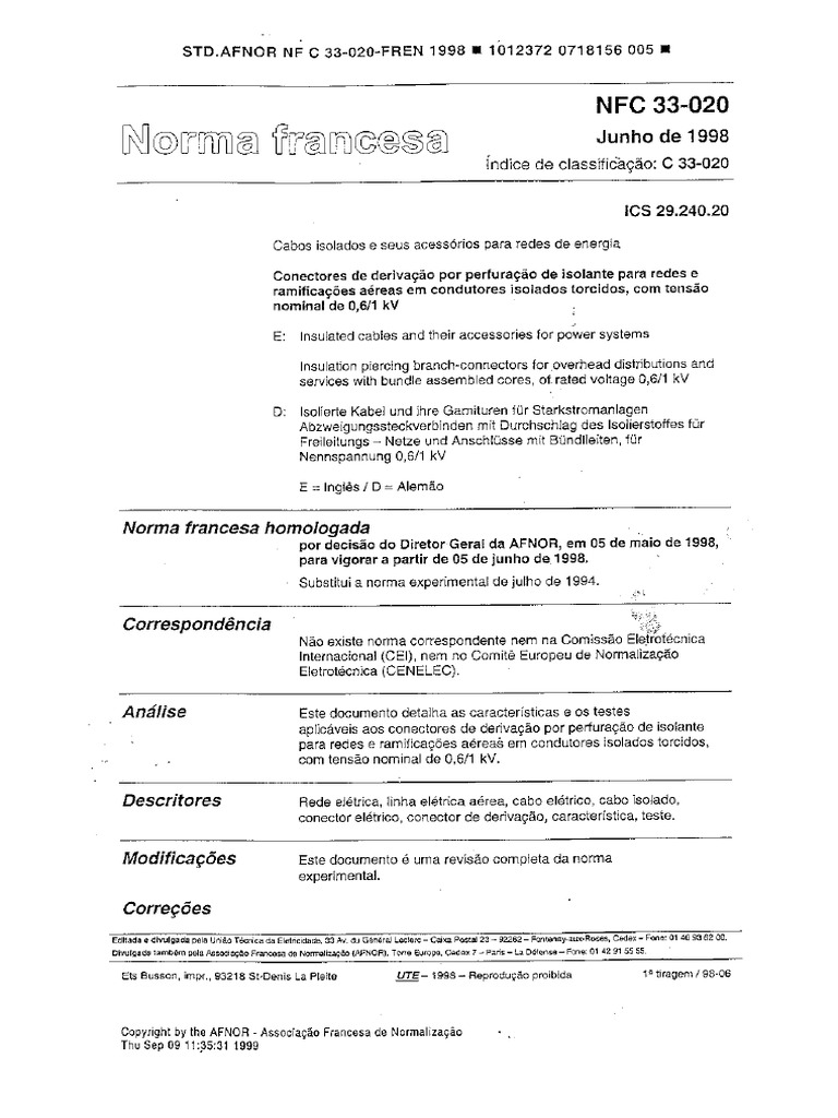NFC 33-020 | PDF