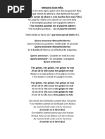 Letra de La Canción Tradicional El Mishito | PDF