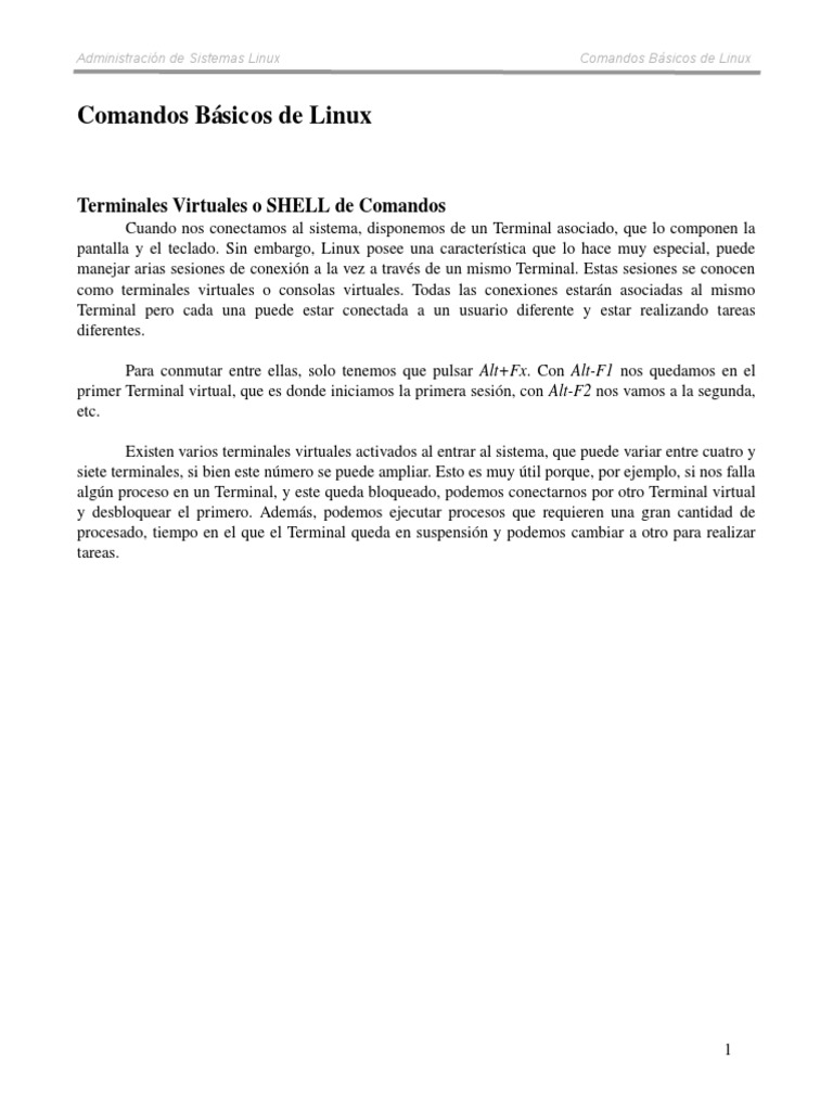 Comandos Basicos Linux | PDF | Interfaz de línea de comando | Archivo ... Comandos Basicos Linux | PDF | Interfaz de línea de comando | Archivo ...