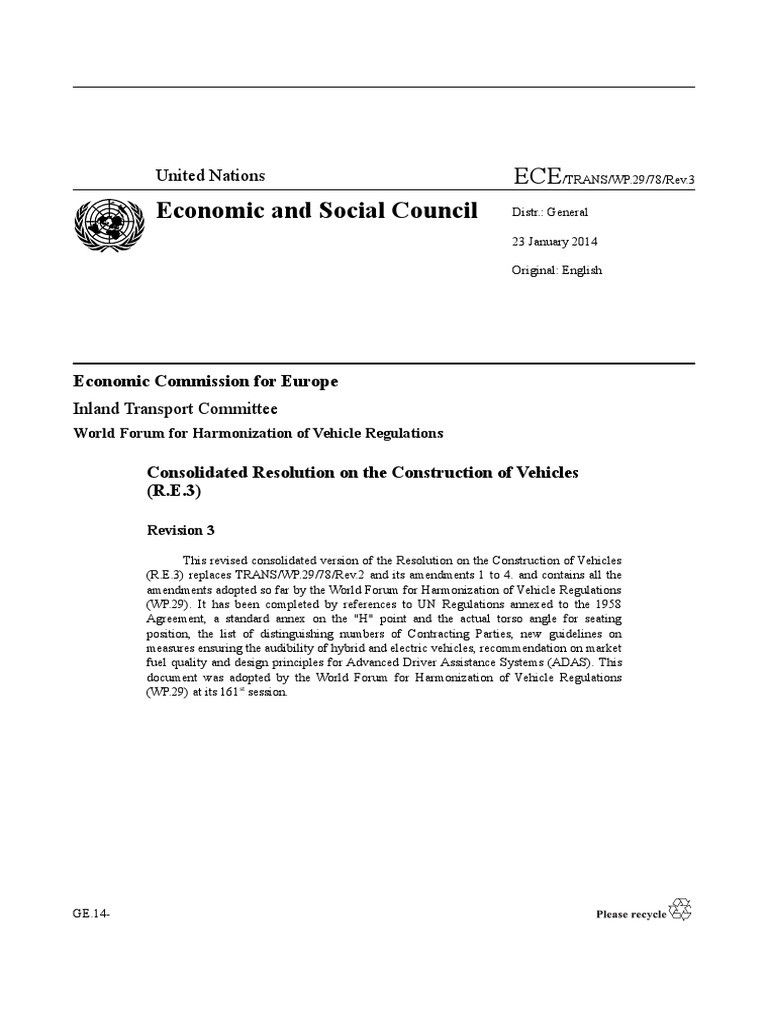 Consolidated Vehicle Construction Resolution | PDF | Semi Trailer Truck ...