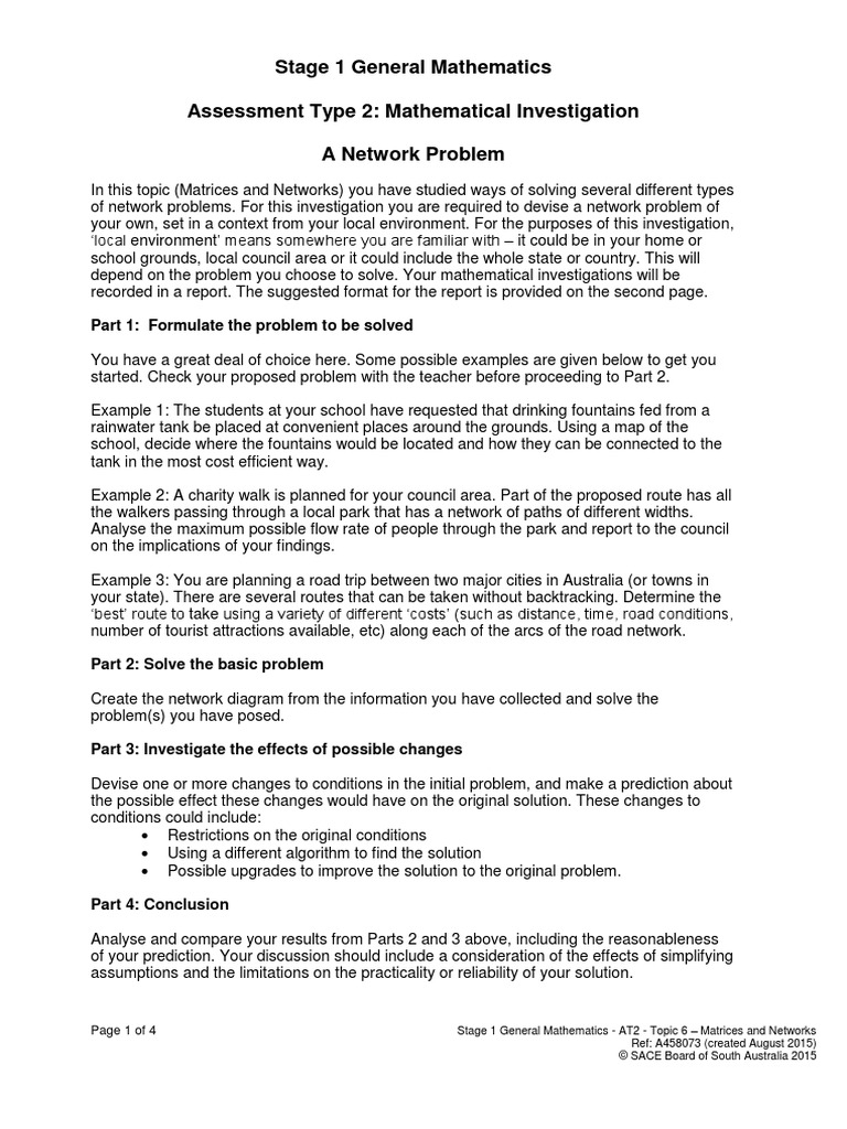 Topic 06 - Matrices and Networking | PDF | Understanding | Teaching Mathematics