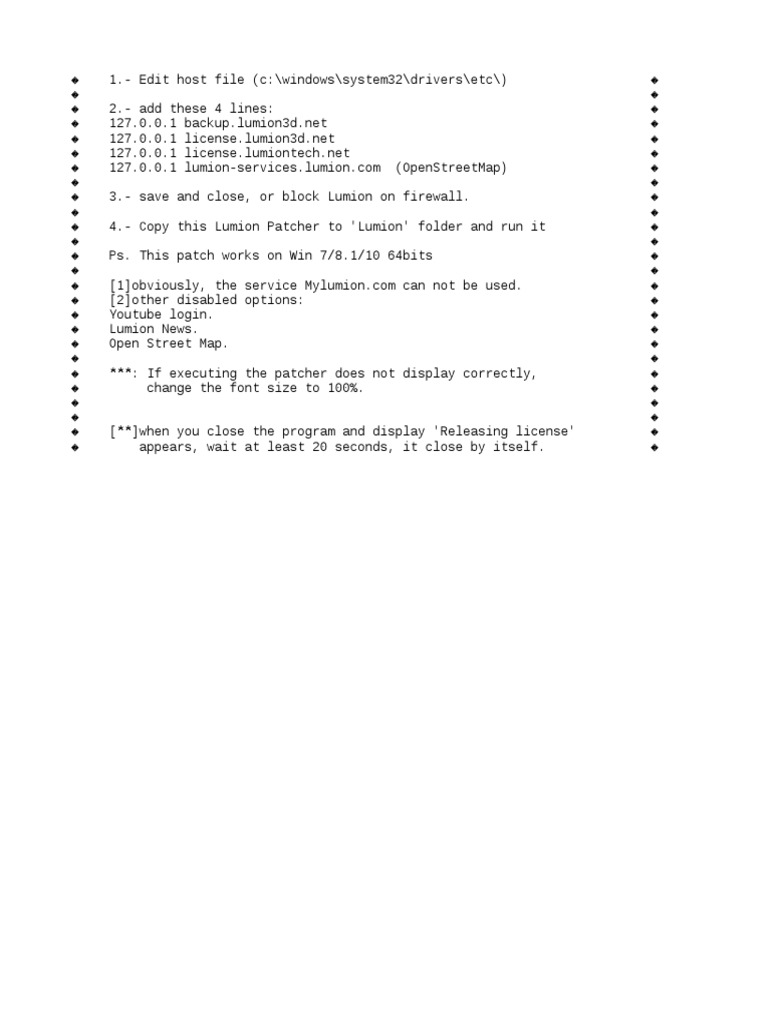 Install Instruction | PDF