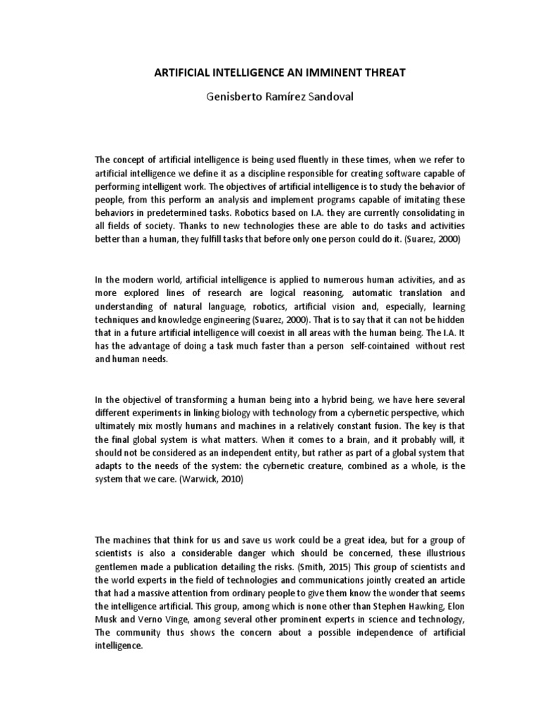 Inteli. Artificial Inglesss | PDF | Artificial Intelligence ...