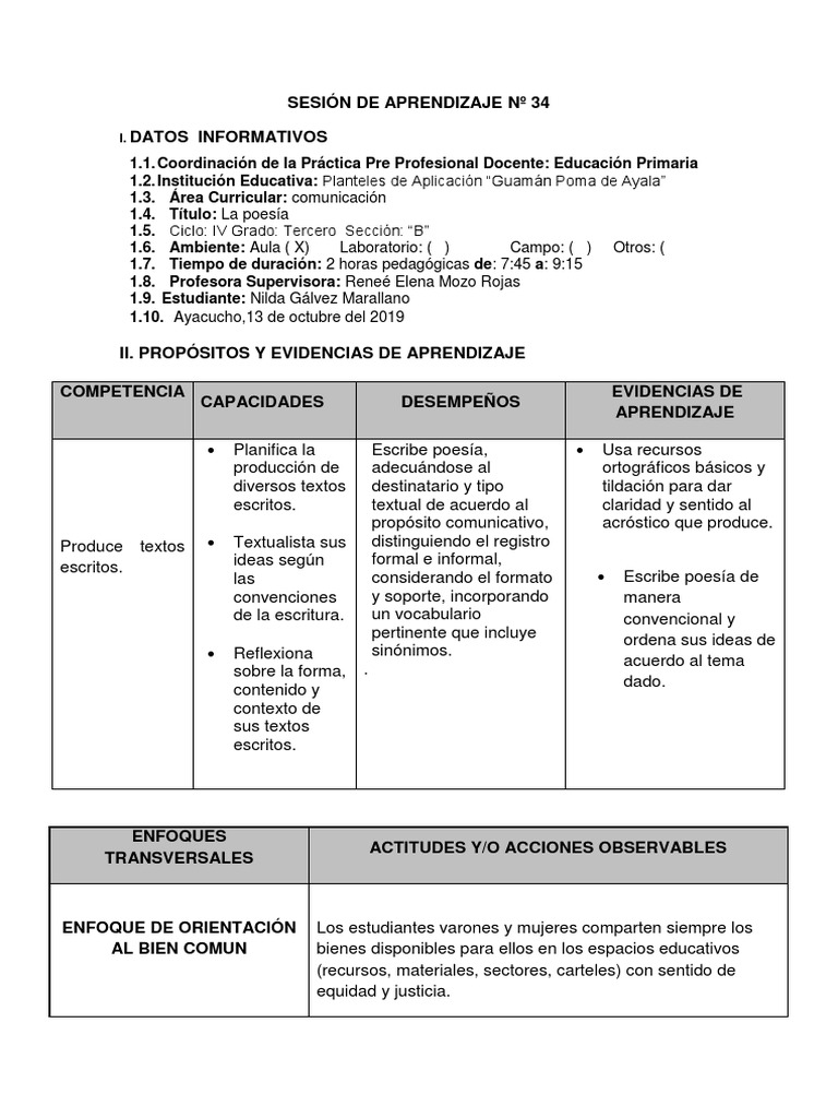 Actividades de Poesía para Primaria | PDF | Maestros | Poesía