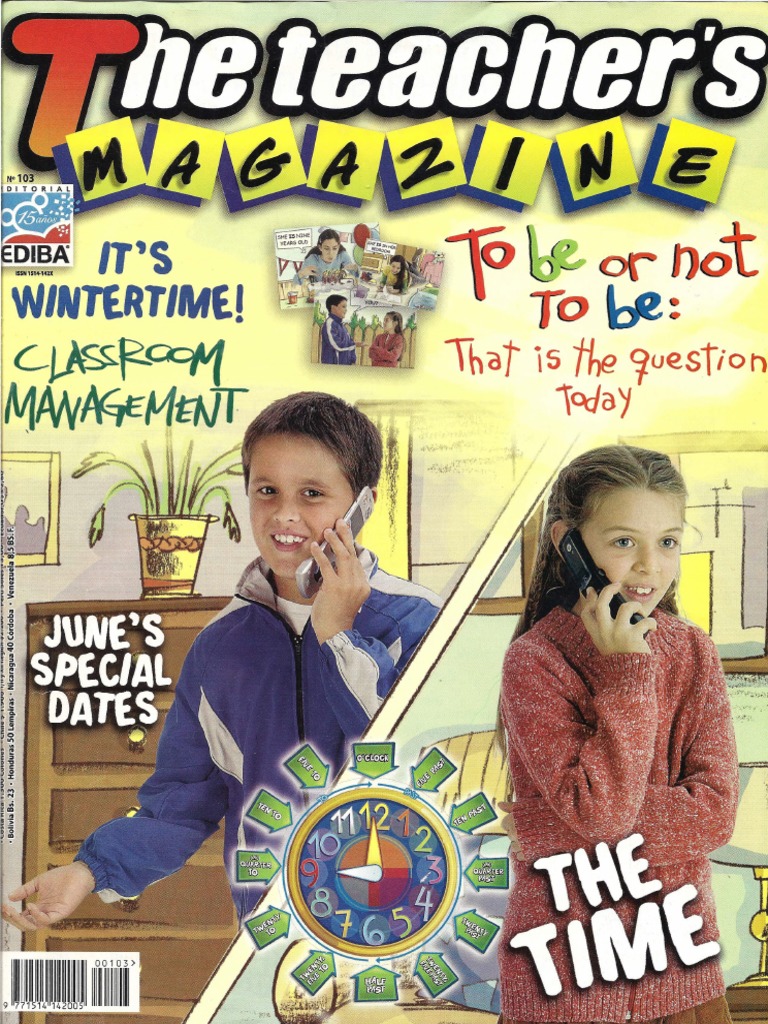 The Teacher - S Magazine 103 JUNE - WINTER - TIME - VERB TO BE PDF | PDF