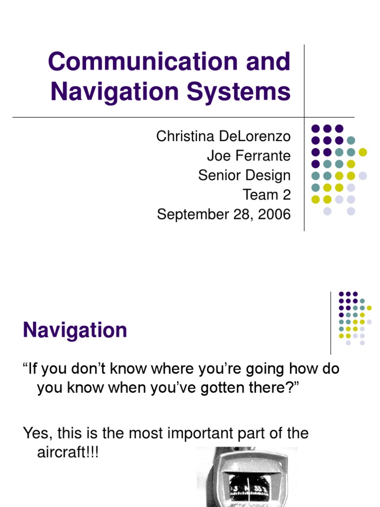 Communication Navigation Sys | PDF | Telecommunications | Aircraft