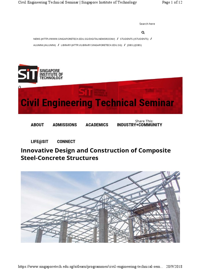 Innovative Design and Construction of Composite Steel-Concrete ...