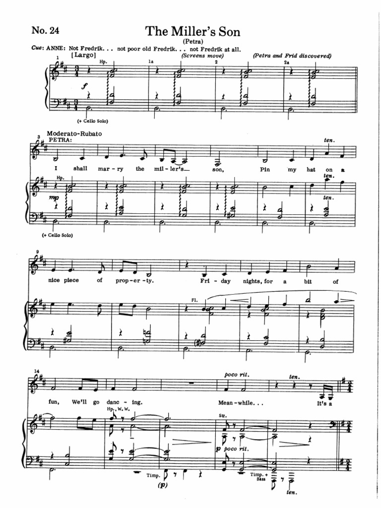 The Millers Son - A Little Night Music PDF | PDF