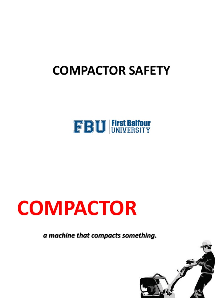 Compactor Safety Guidelines | PDF | Internal Combustion Engine | Throttle