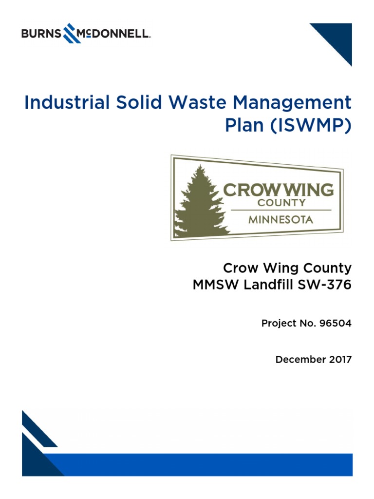 Industrial Solid Waste Management Minnesota 2017 | PDF | Resource ...