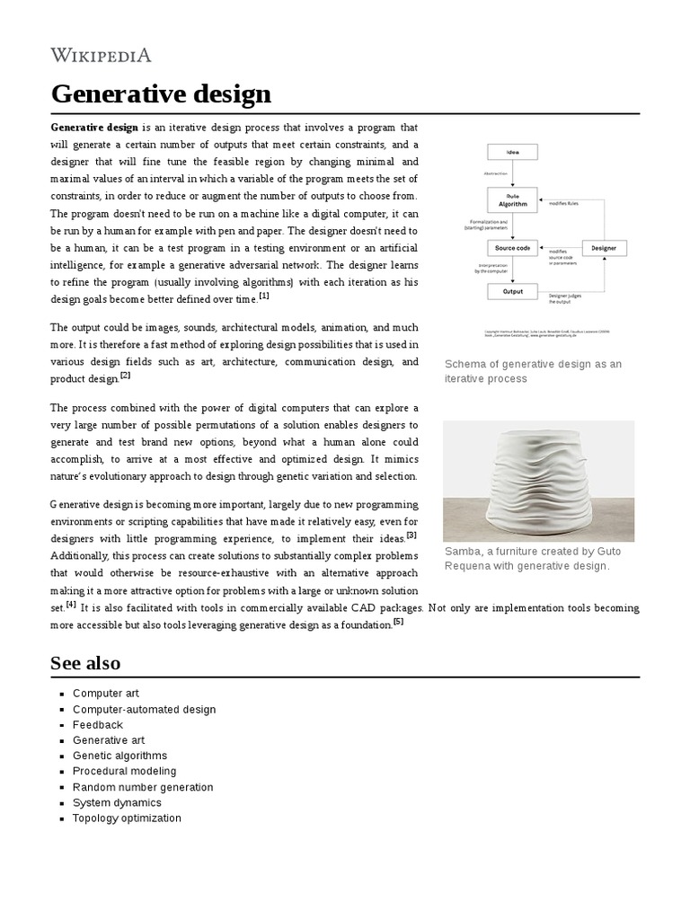 Generative Design | Download Free PDF | Applied Mathematics | Systems ...