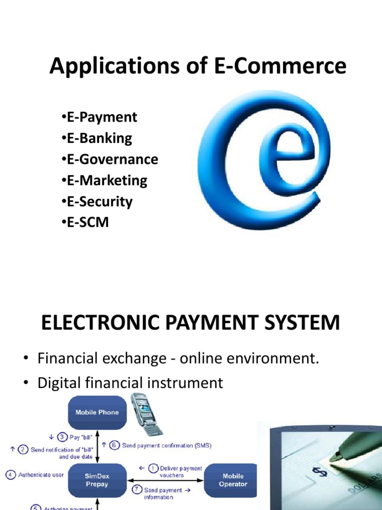 Applications of E-Commerce | PDF