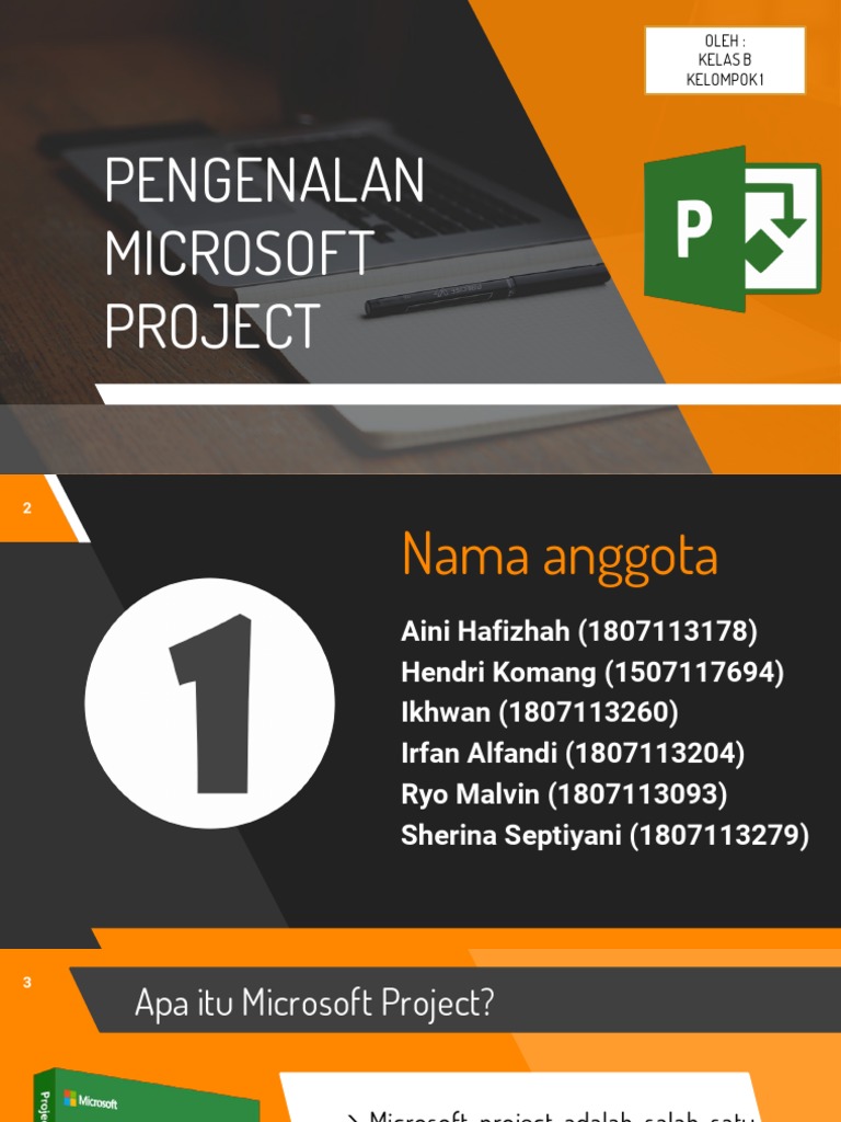Pengenalan Microsoft Project Kelompok 1 | PDF