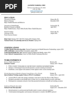 UF Resume-Examples | PDF | Editing | Supply Chain
