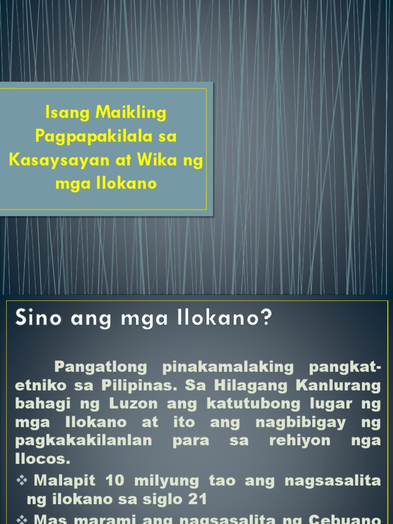 Wikang Ilocano | PDF