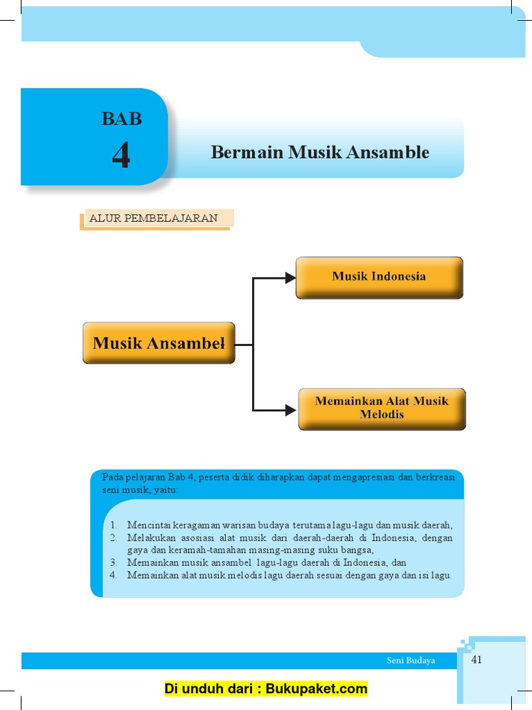 Bab 4 Bermain Musik Ansamble PDF | PDF