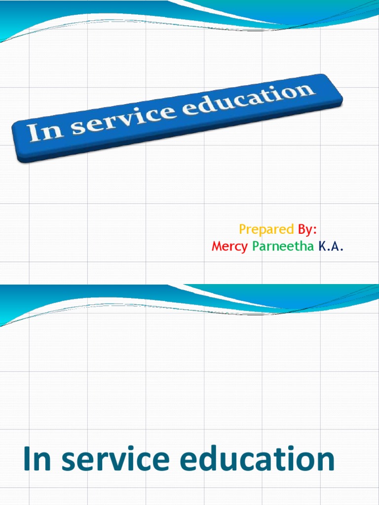 In Service Education | PDF | Adult Education | Nursing